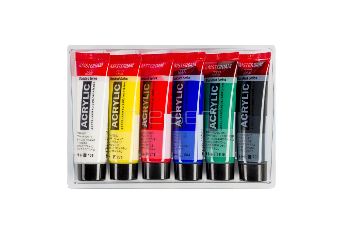 Set akryl Amsterdam 6 x 20 ml - Nielsen CZ s.r.o.